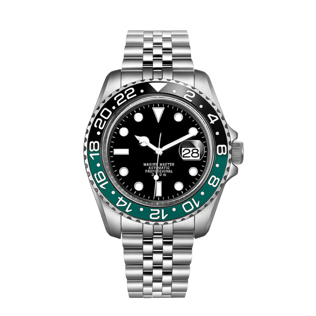 SPRITE 40mm Watch INSTINCT TIME Green & Black Bezel – instincttime